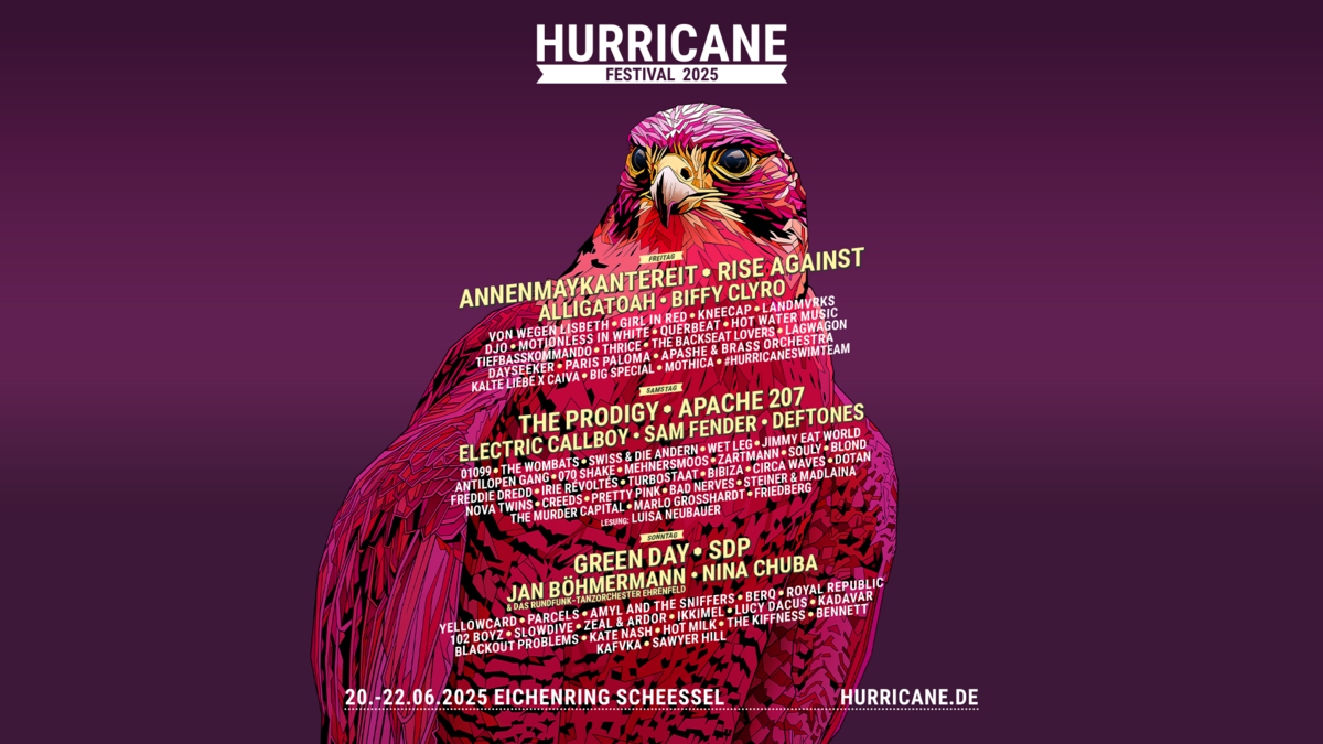 17 neue Bands sind bestätigt! - Hurricane Festival